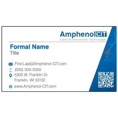 Amphenol CIT Merch Market. Business Cards & Gift Cards