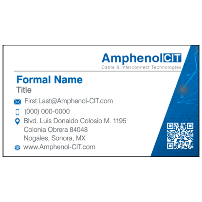 Amphenol CIT Merch Market. Business Cards & Gift Cards
